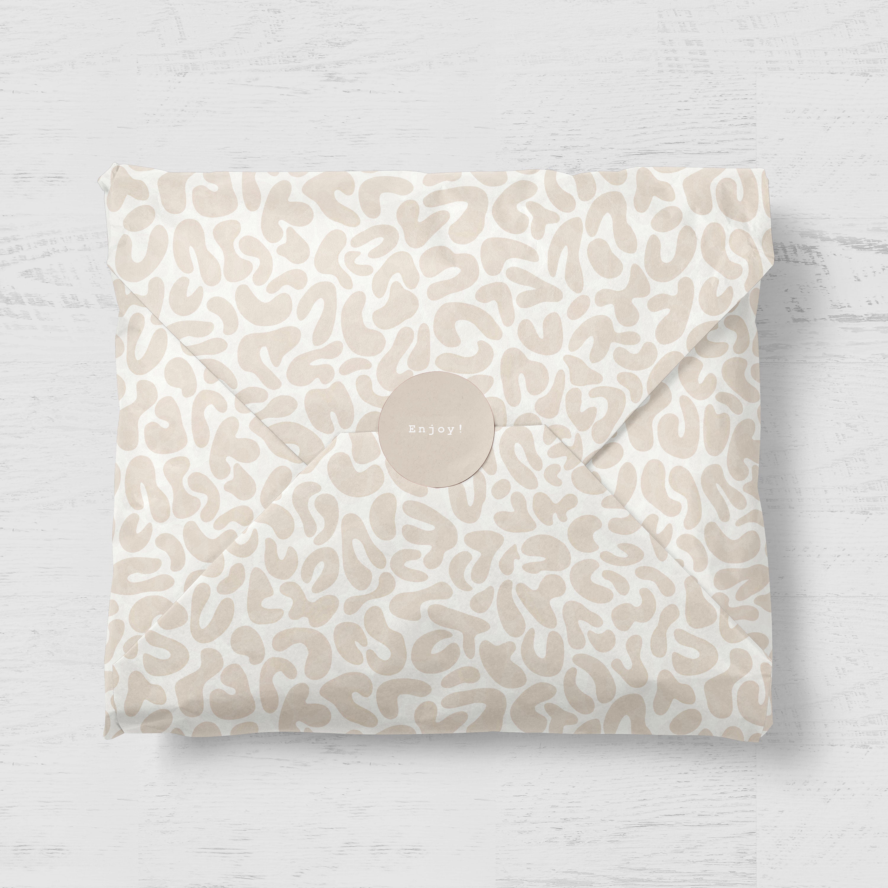 Tissue Paper Design, Digital Branding Stationery, Wrapping Paper ...