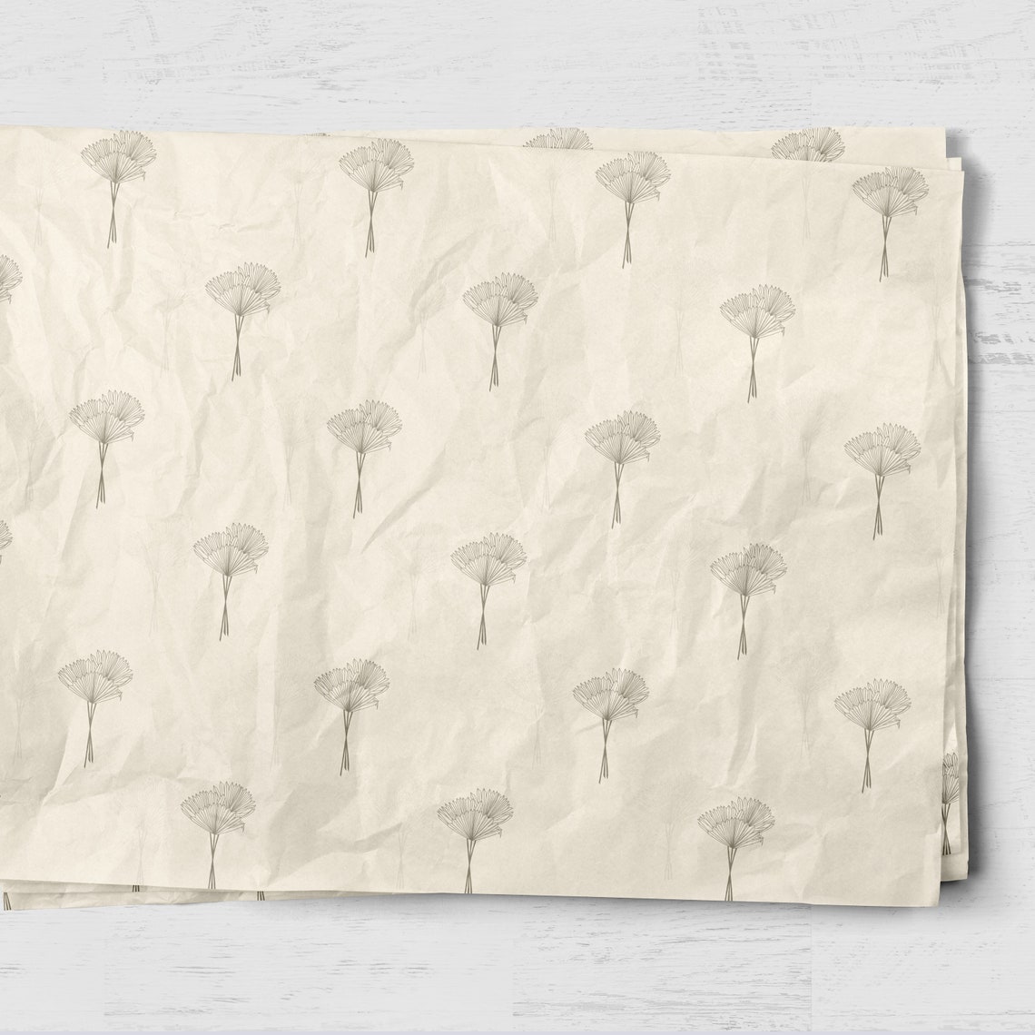 Tissue Paper Design, Digital Branding Stationery, Wrapping Paper ...