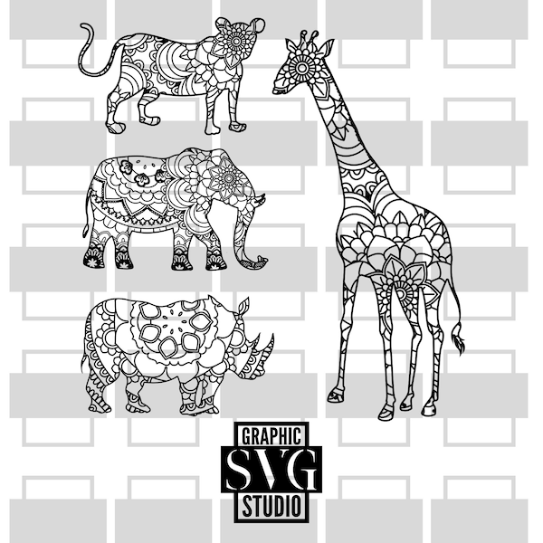 Geometric Svg, Seamless Pattern Svg, Svg for Cut Files, Geometric ...