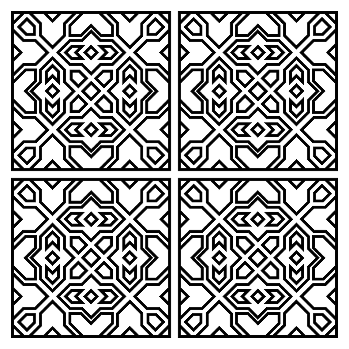 Tile Pattern Svg, Seamless Pattern Svg, Svg for Cut Files, Geometric ...