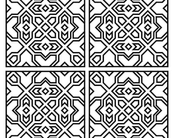 Geometric Svg, Seamless Pattern Svg, Svg for Cut Files, Geometric ...
