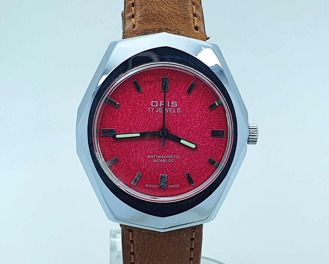 Reloj de viento manual vintage oris - Etsy España