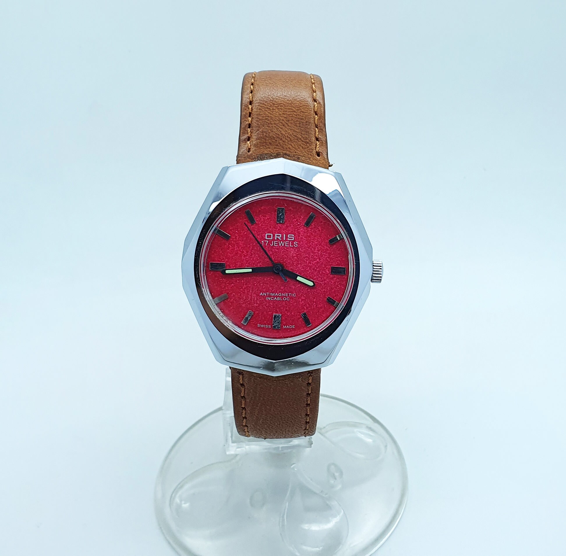 Reloj de viento manual vintage oris - Etsy España