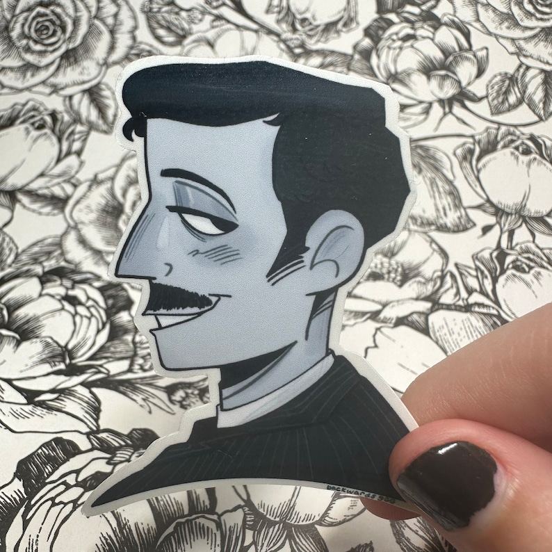 Addams Family Vinyl Sticker Set // Gomez & Morticia Aesthetic - Etsy