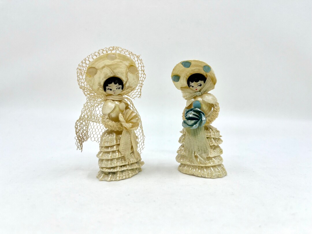 Dainty Shell Lady Figurines - Etsy