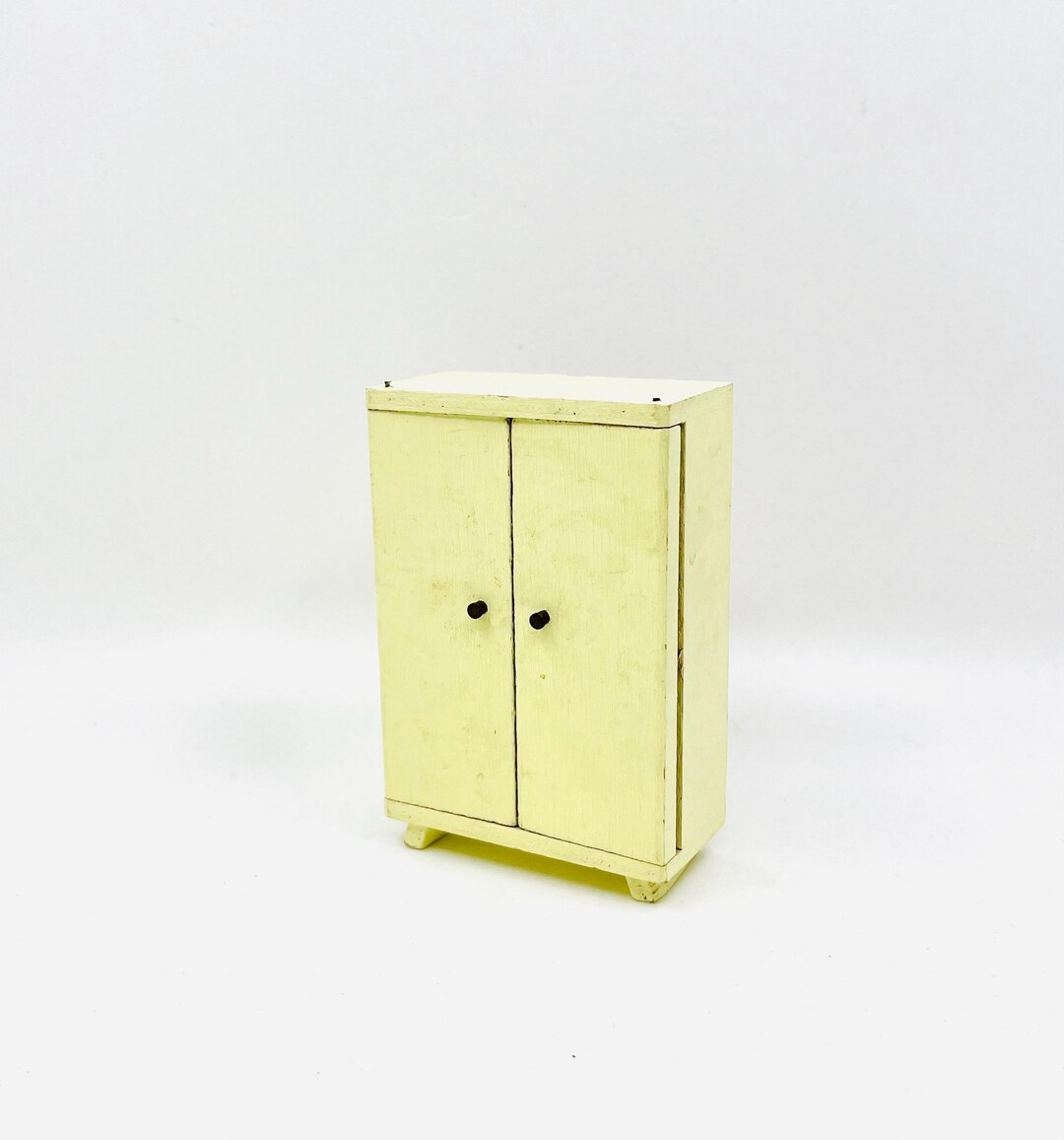 Vintage Dol Toi Yellow Wardrobe - Etsy