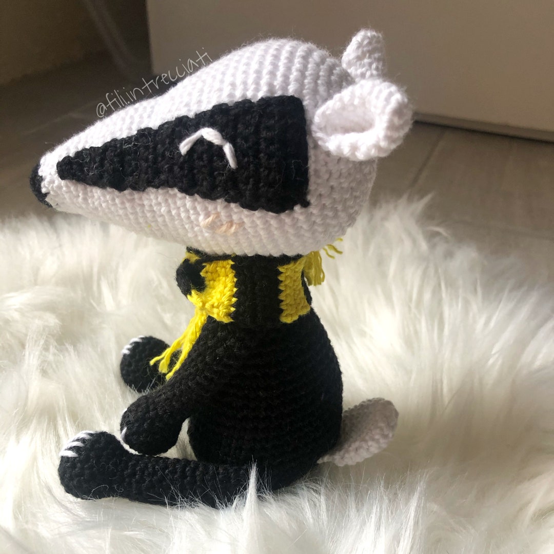 Hufflepuff Badger Mascotte - Stuffed Toy - Etsy
