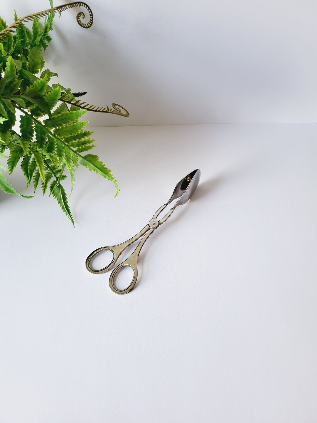 Set of Pastry Pliers / Asparagus / Vegetable Serving Scissor Style ...