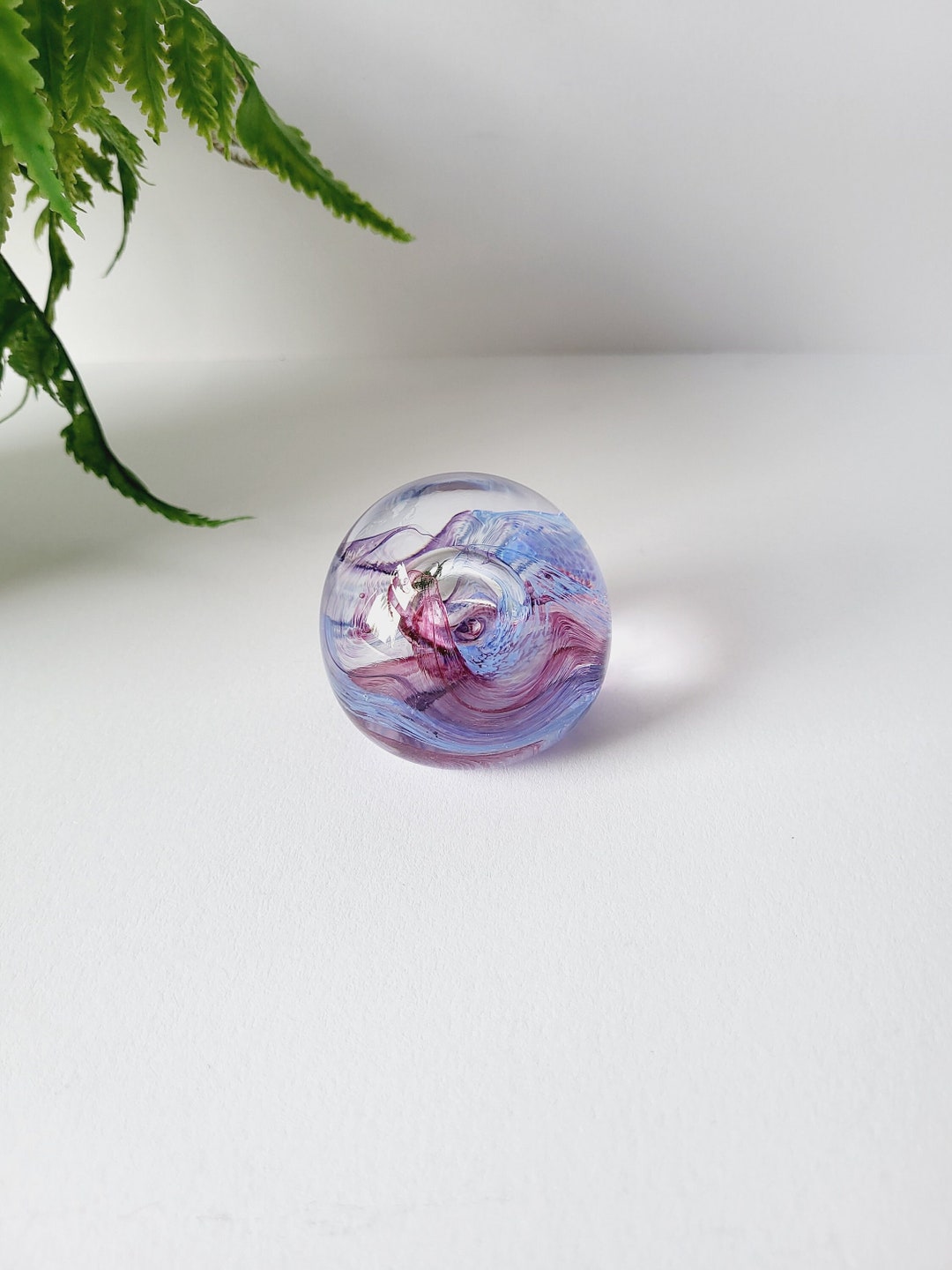 Small Vintage Collectable Caithness 'moon Crystal' Paperweight ...