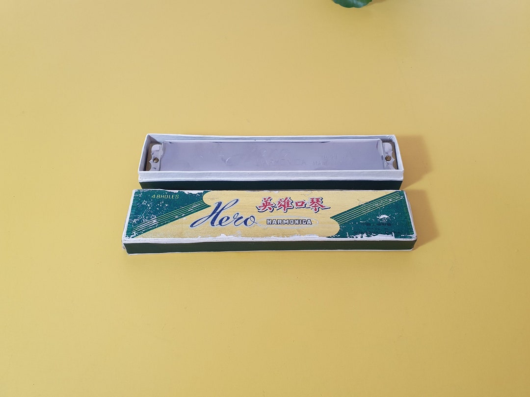 Vintage Chinese Hero Harmonica - Etsy