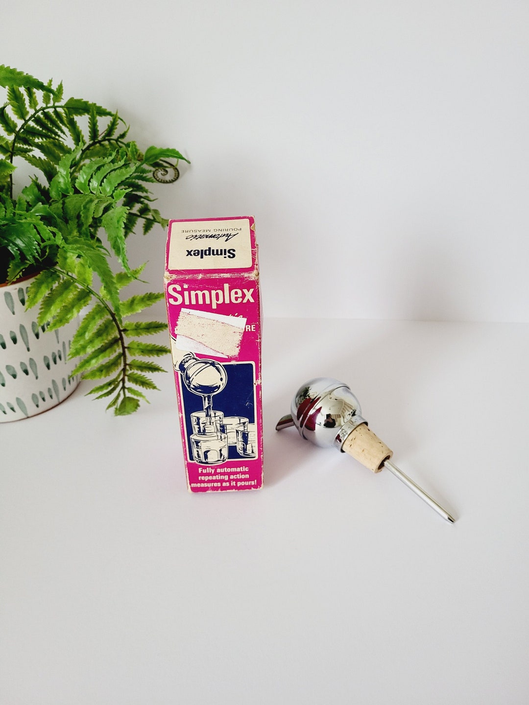 Vintage Simplex Automatic Pouring Measure - Made in England - Length ...