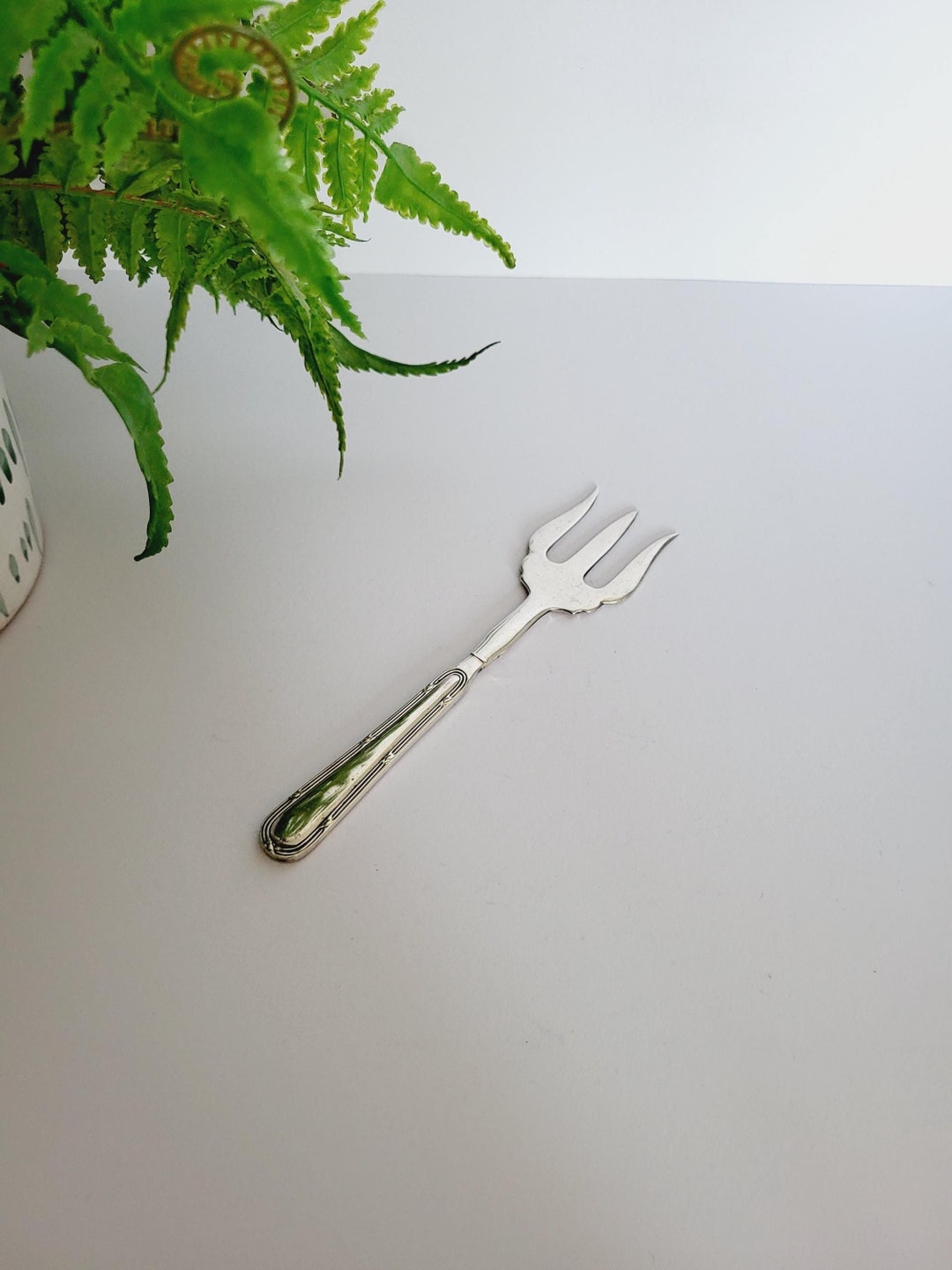Vintage Cold Meat / Buffet Fork - Smorgasbord Utensil - Silver Plated ...