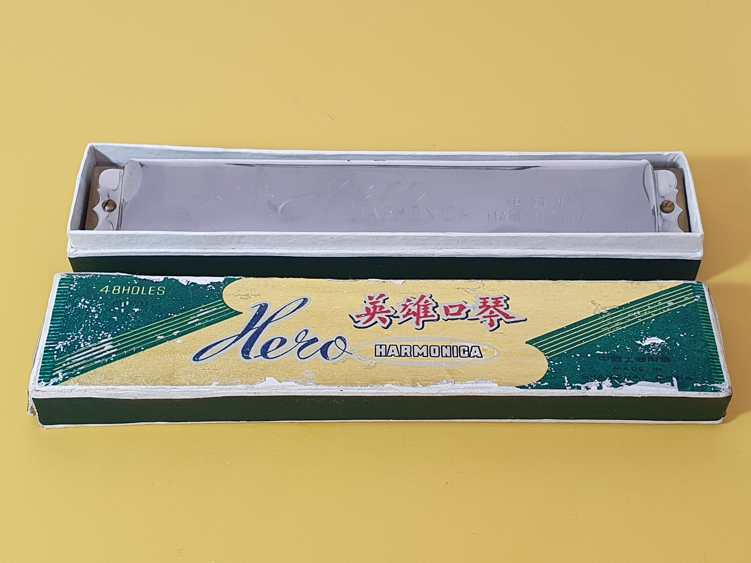 Vintage Chinese Hero Harmonica - Etsy
