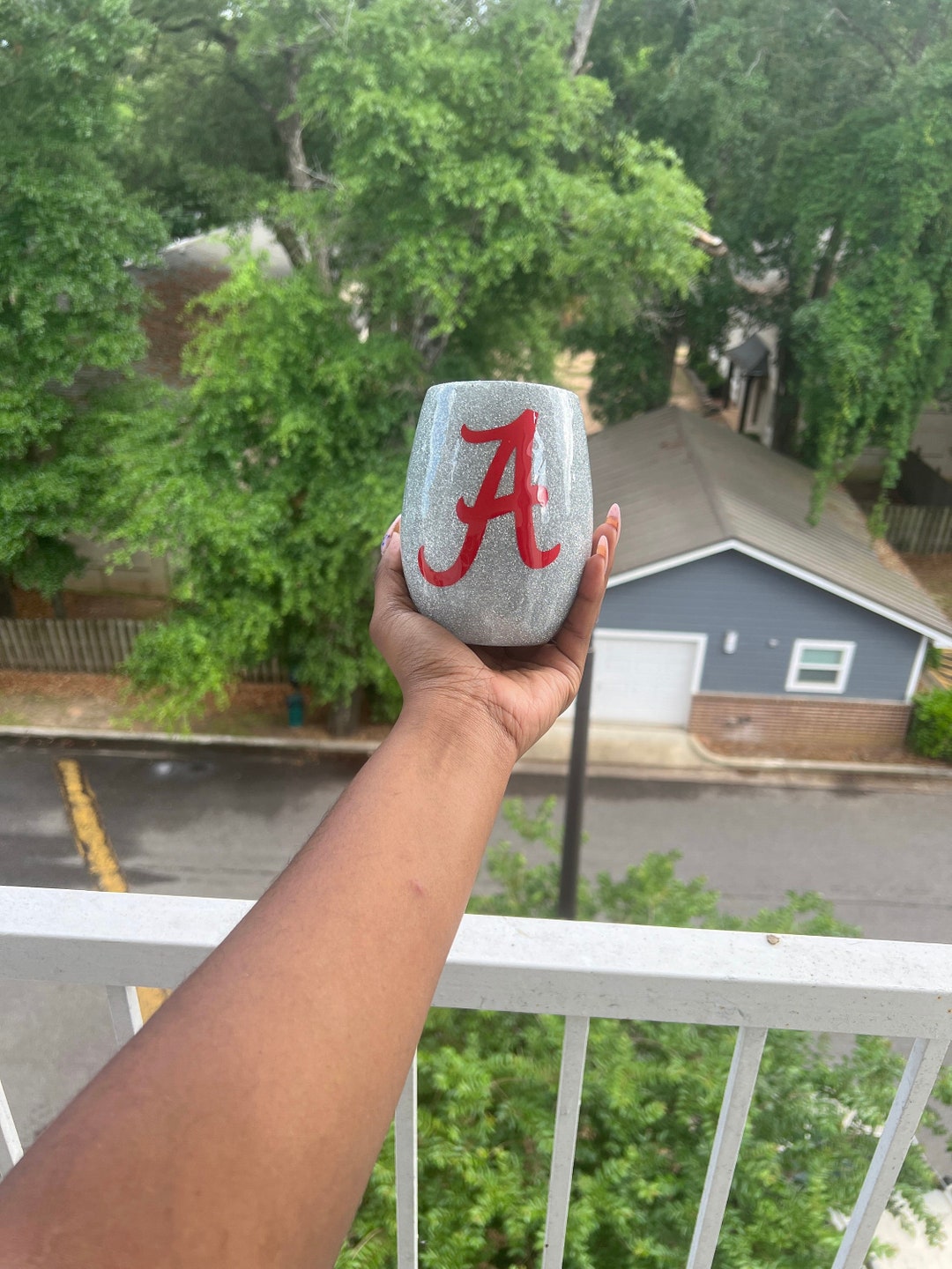 Alabama Wine Glass - Etsy