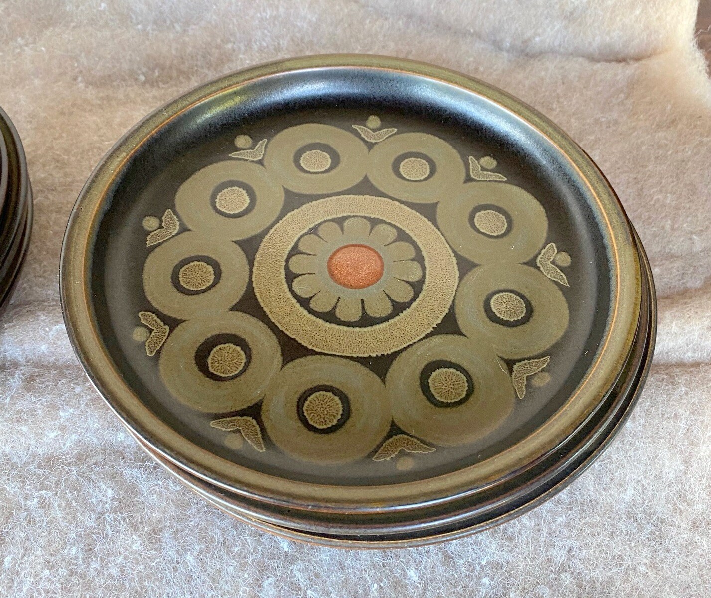 Vintage Denby Arabesque Tea / Side Plate 6 5/8" 1960's-1970's Retro ...