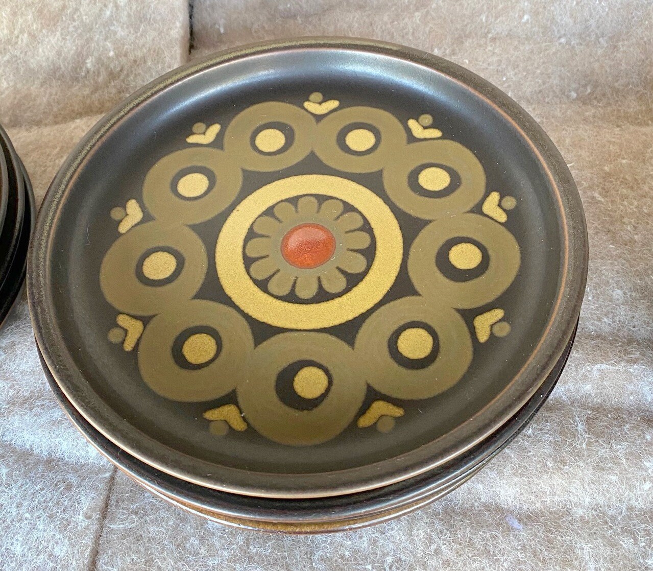 Vintage Denby Arabesque Tea / Side Plate 6 5/8" 1960's-1970's Retro ...