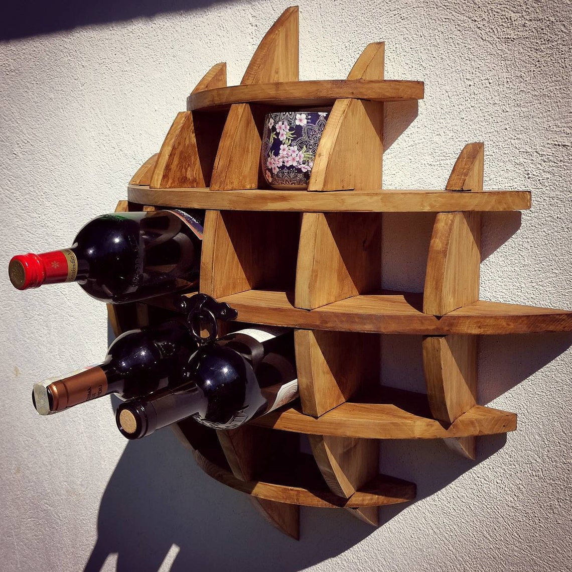 Round Spherical Display Shelf / Wine Rack / Spice Display Rack - Etsy