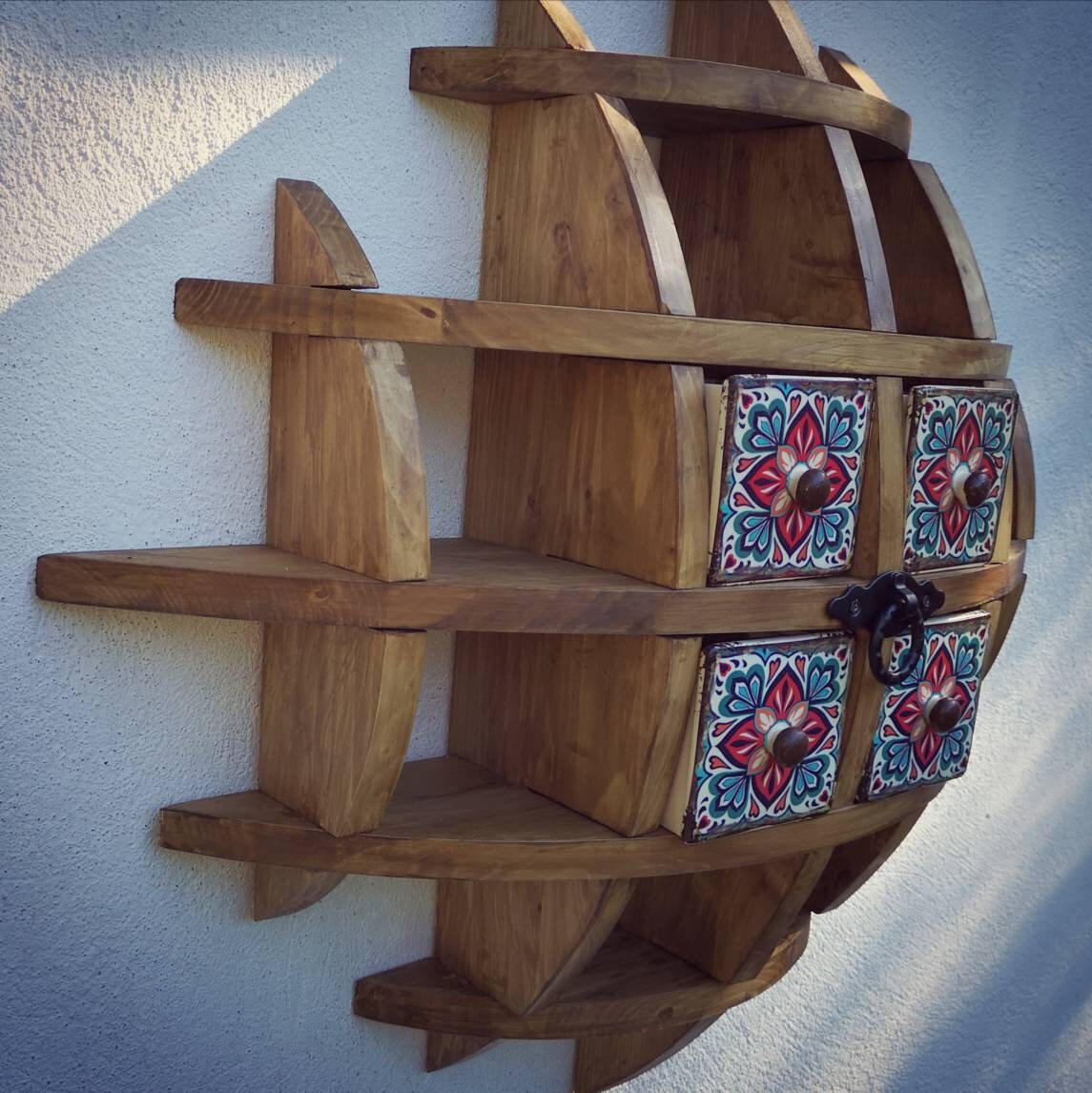 Round Spherical Display Shelf / Wine Rack / Spice Display Rack ...