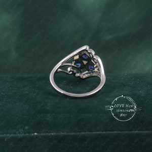 Three Stone Zora's Sapphire Legend of Zelda Engagement Custom Ring ...