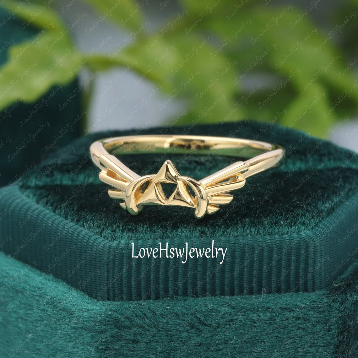 Triforce Inspired Zora Sapphire Spiritual Zelda Engagement - Etsy