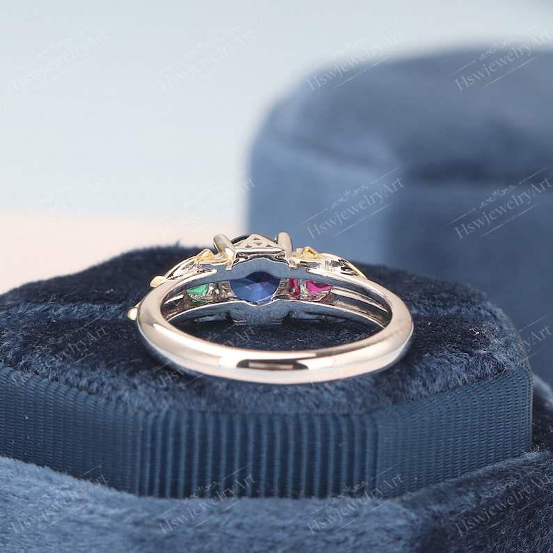 Legend of Zelda Zora Lab Sapphire Spiritual 3 Color Stone - Etsy