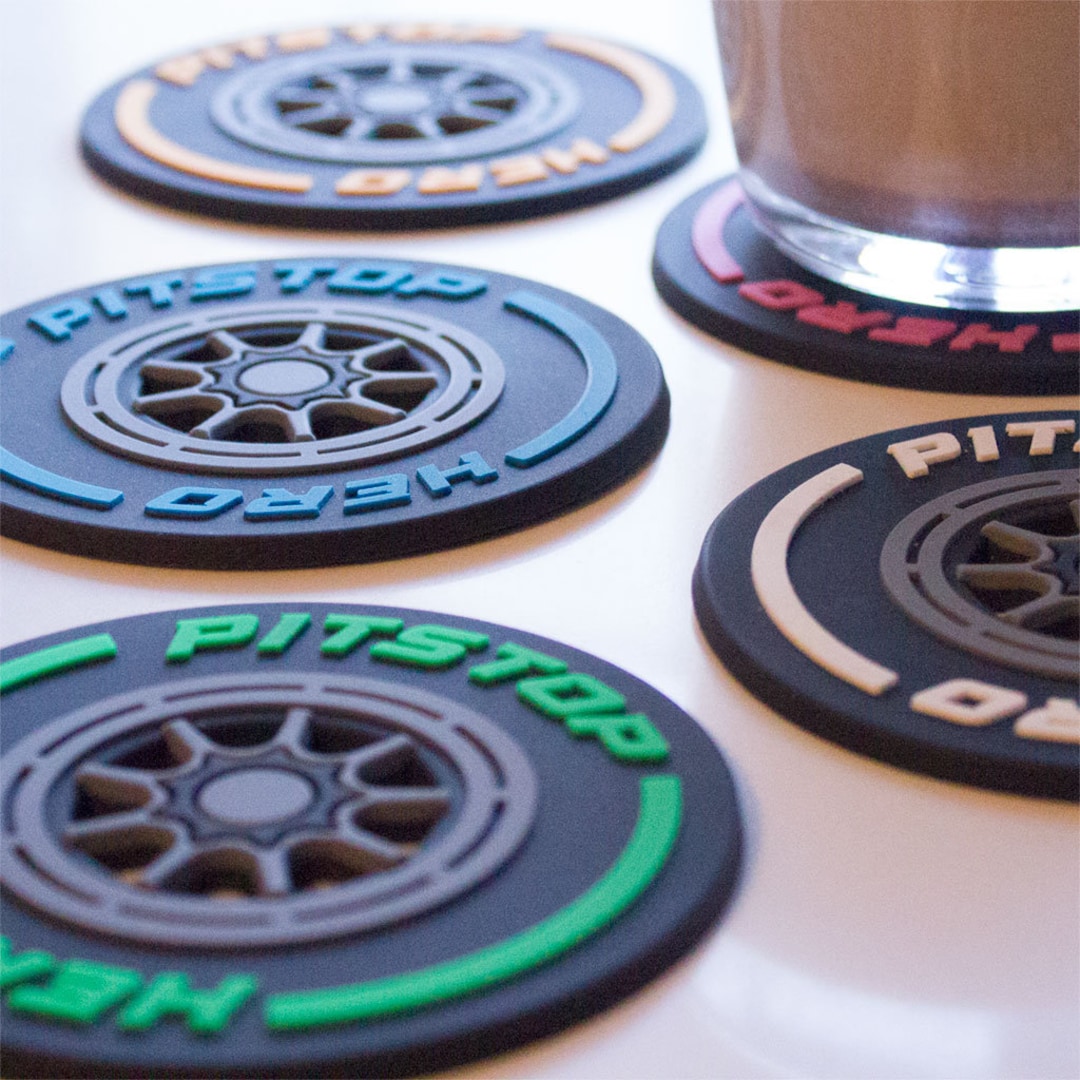 F1 Gifts Formula 1 Gift Race Tyre Drinks Coasters Formula 1 Gifts for ...
