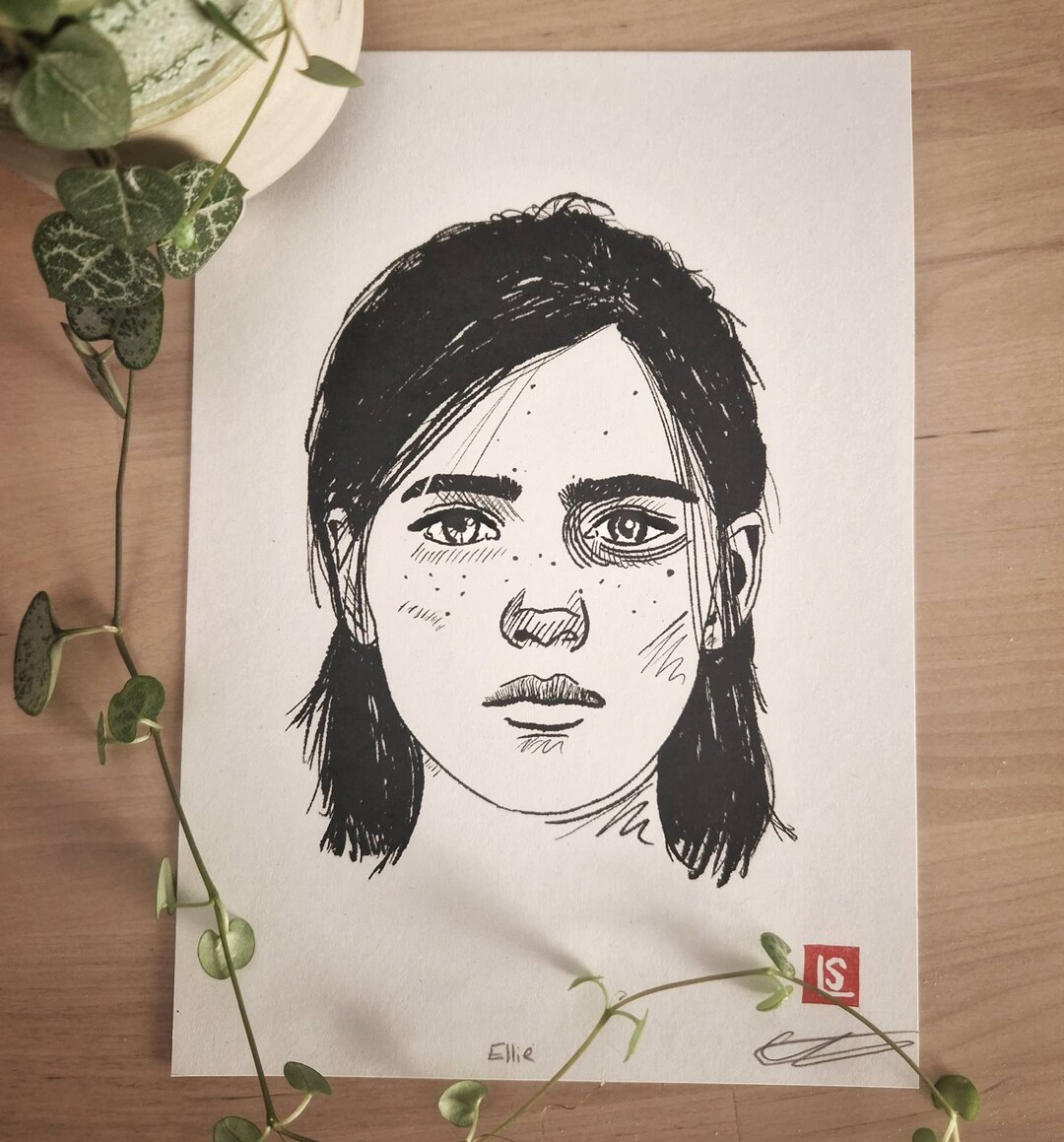 Tlou Inspired Ellie Digital Print - Etsy