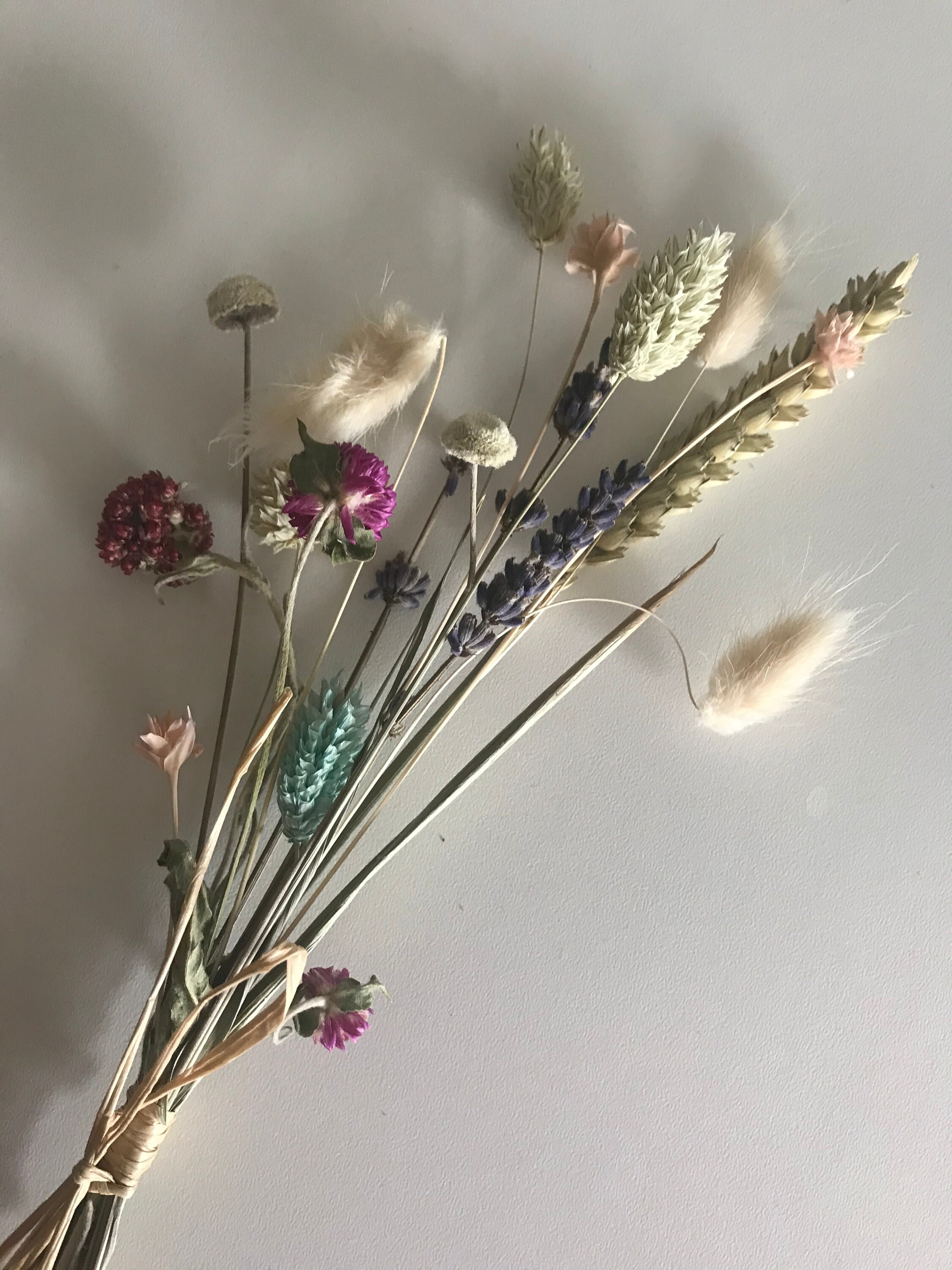 Beautiful Mini Dried Flower Arrangement 25cm high | Etsy