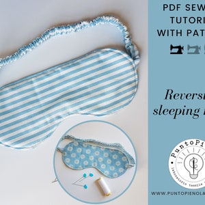 Sleeping Mask PDF SEWING PATTERN and Tutorial - Etsy