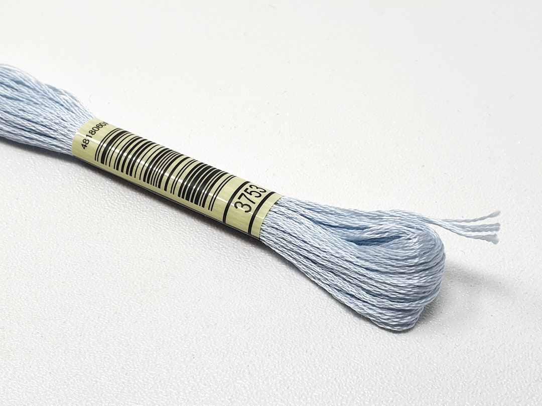 DMC Mouliné N. 3753, Embroidery Thread in Pure Cotton - Etsy