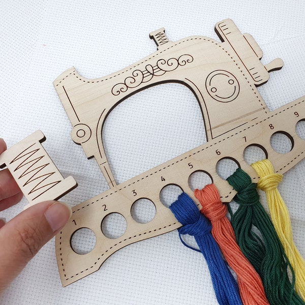 Wooden Bobbin Holder - Etsy