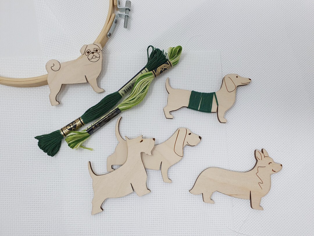 Wooden Thread Winders for Embroidery Threads, Floss Organizers, Thread ...