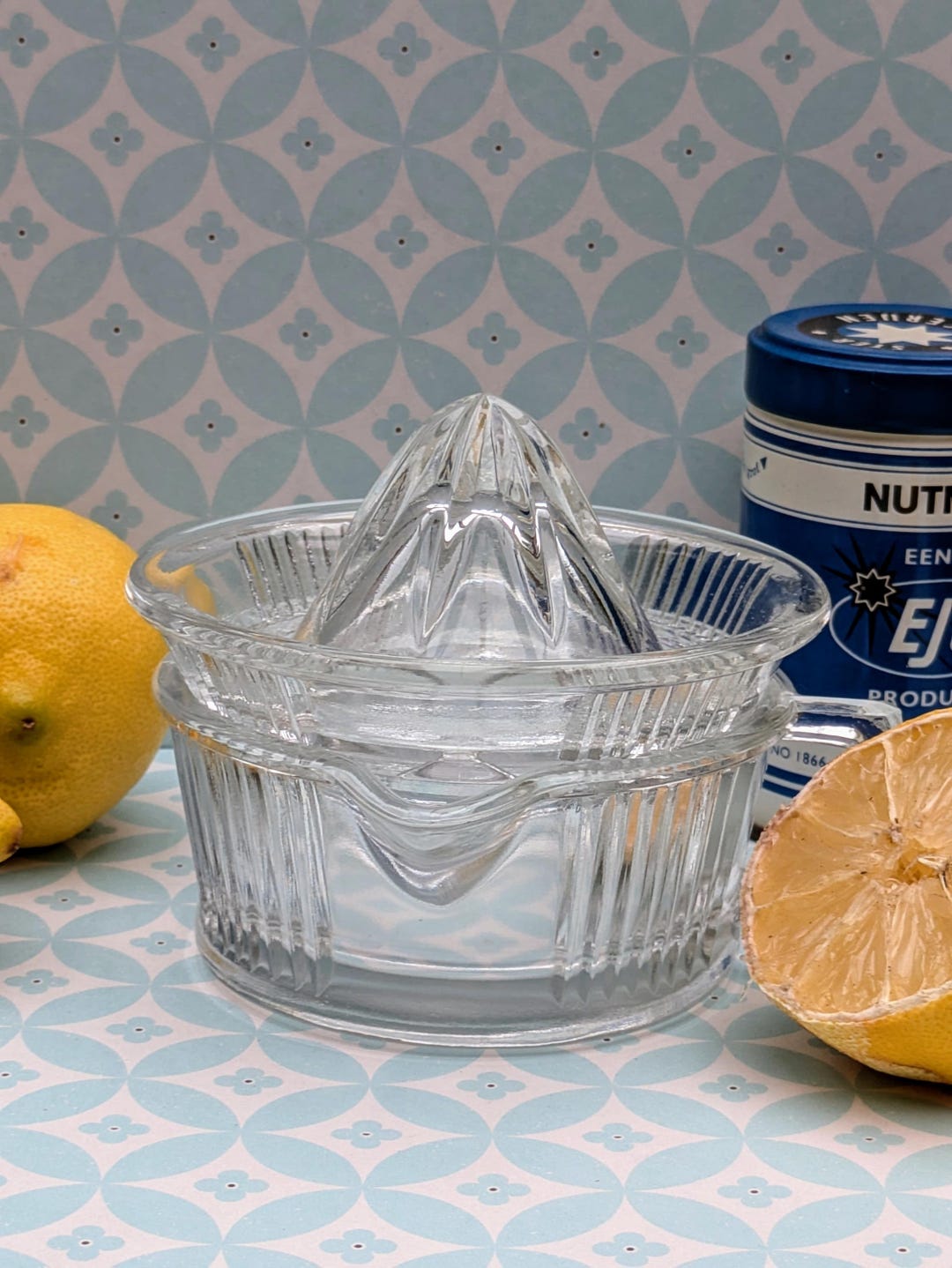 Beautiful Old Glass Lemon Squeezer - Etsy