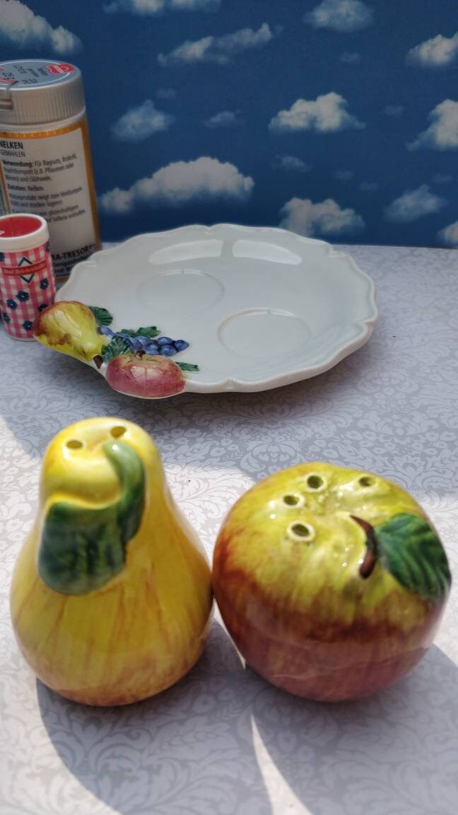Pepper and Salt Shaker in Fruit Form - Etsy