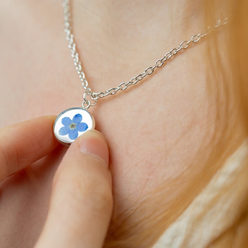 Forget Me Not Charm - Etsy