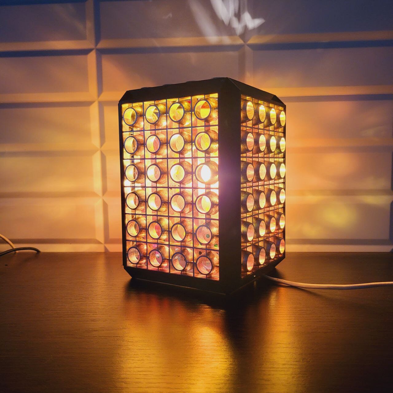 Vintage 1980s Soviet 4D Rotating Night Light Disco Lamp Brand Spectrum ...