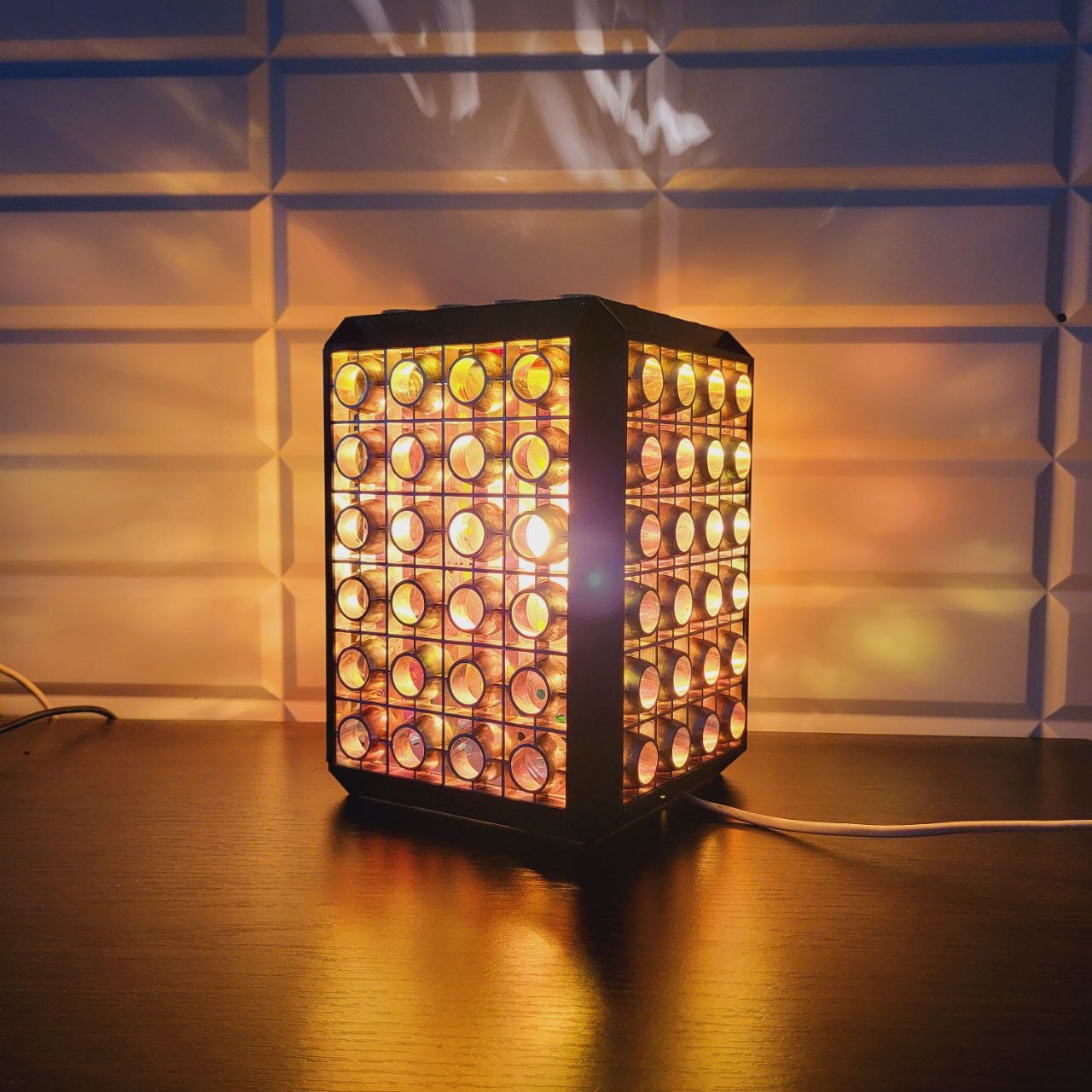 Vintage 1980s Soviet 4D Rotating Night Light Disco Lamp Brand Spectrum ...