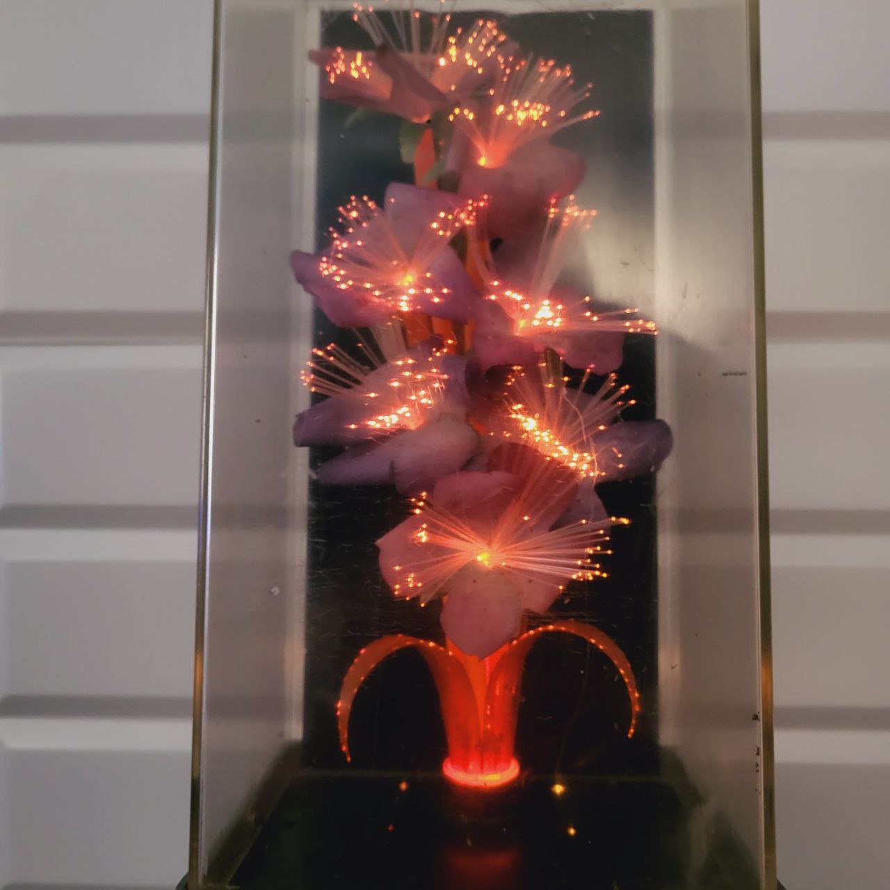 Vintage Fiber Optic Lamp and Vintage 80s Fiber Optic Flower Lamp Night ...