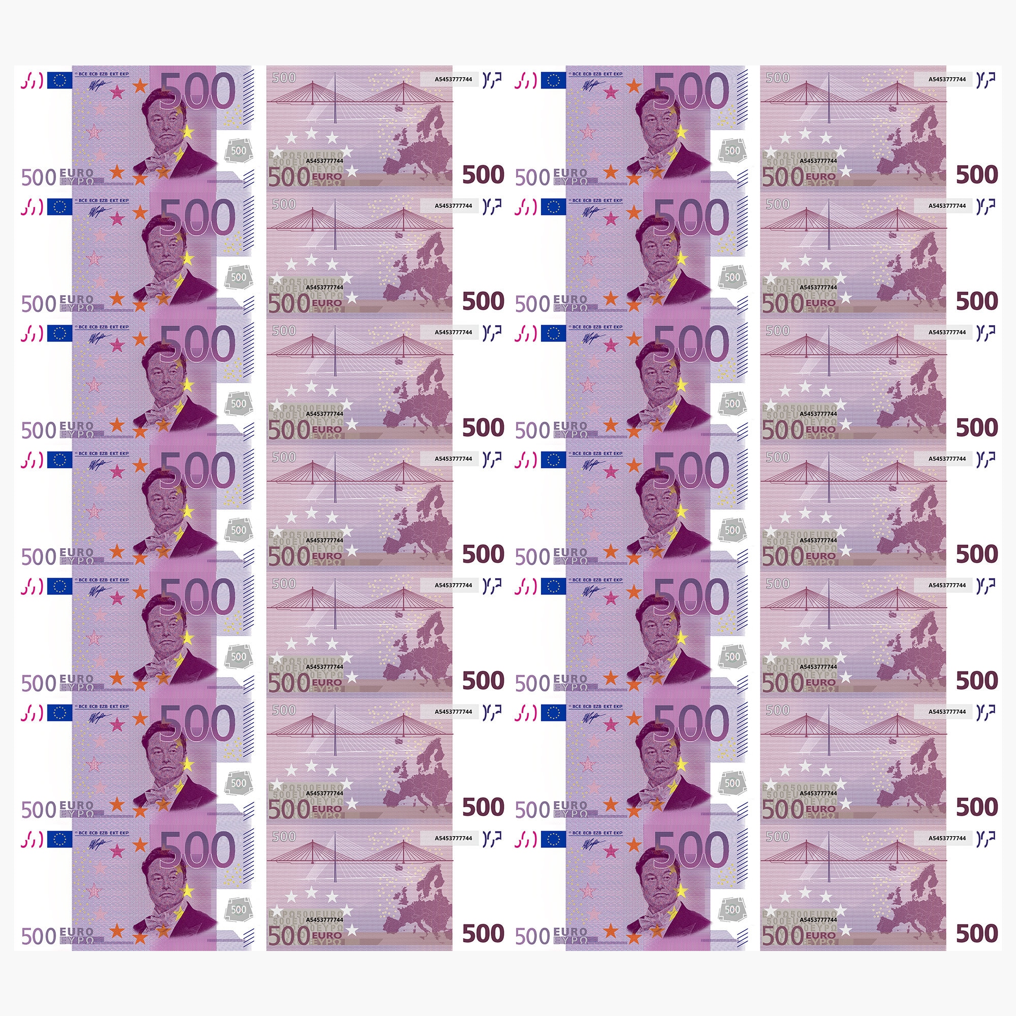 Custom Banknotes Euro, Custom Money for Print, Euro Bill Money ...