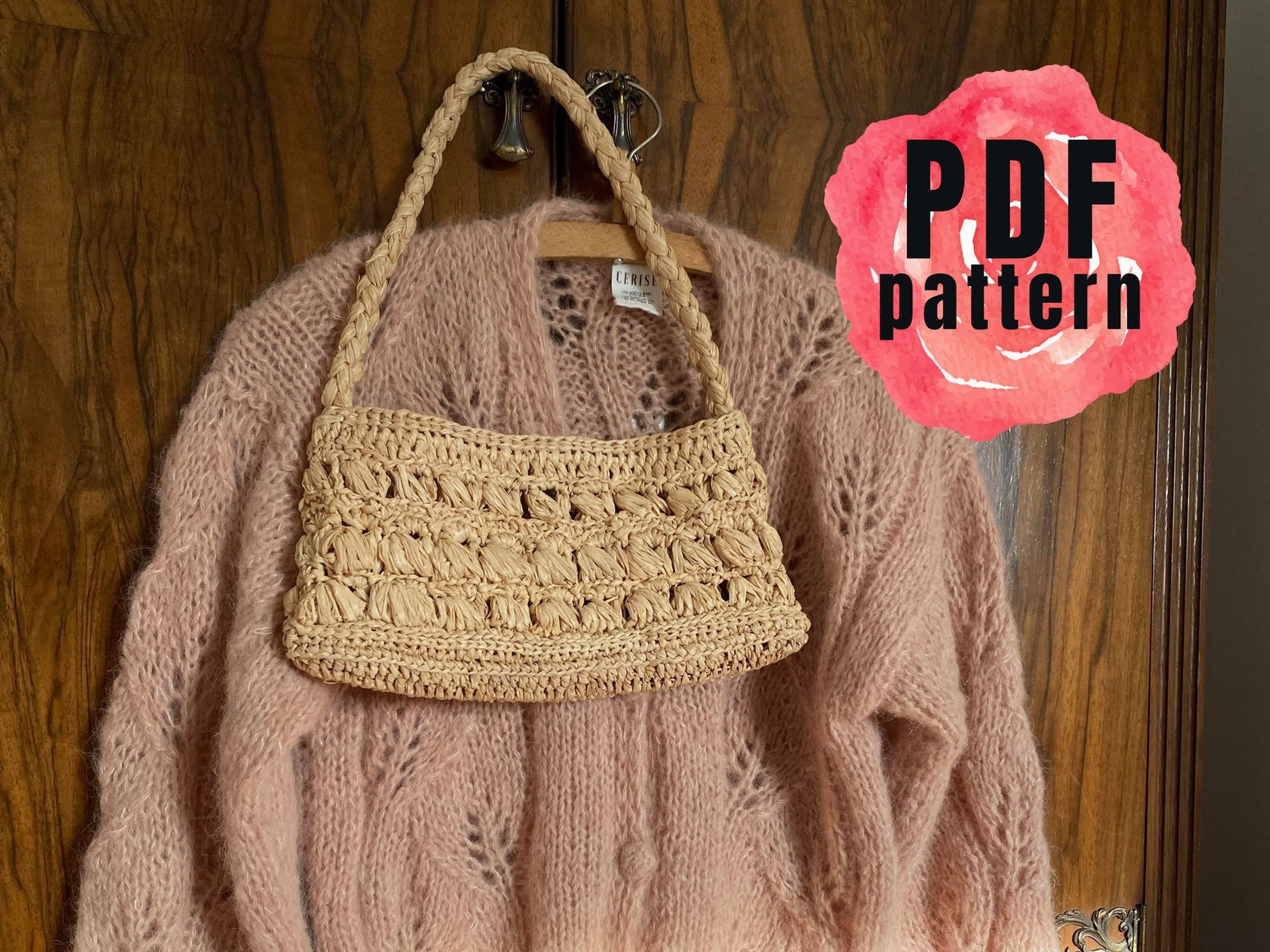 PDF Crochet Baguette Bag Pattern Raffia Bag French Basket Maket Tote - Etsy