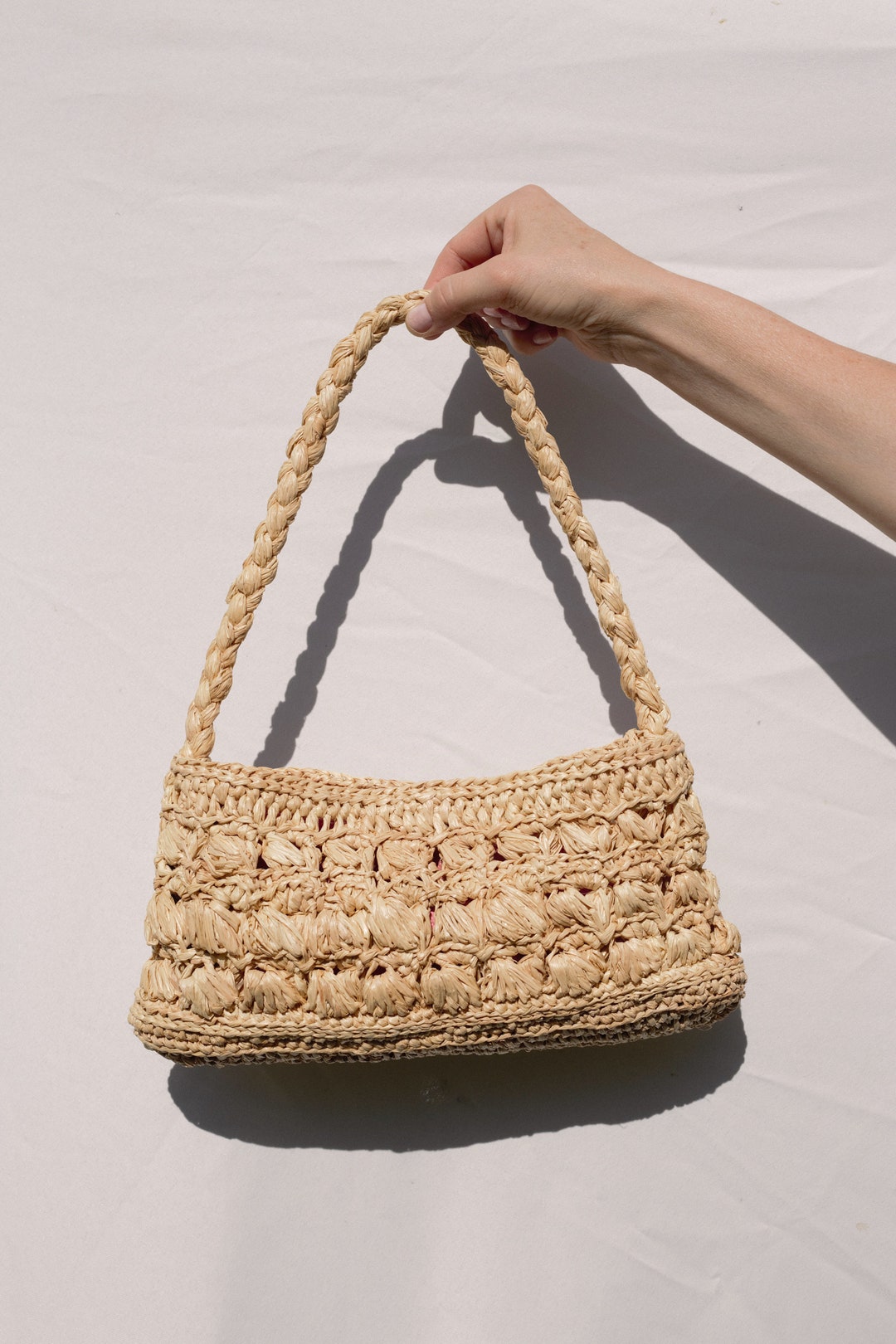 PDF Crochet Baguette Bag Pattern Raffia Bag French Basket Maket Tote - Etsy