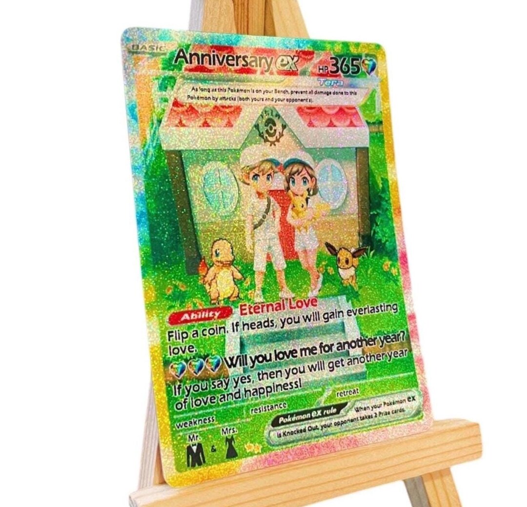 Special Illustration Rare Anniversary Card Pokemon Proposal Invitation ...