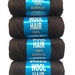 4p Brazilian Wool Hair Yarn, Wool Yarn for Hair Jumbo Braiding ...