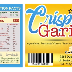 Gari - Ghana (carima Gari 2.5 LB, 100% Organic African) - Etsy