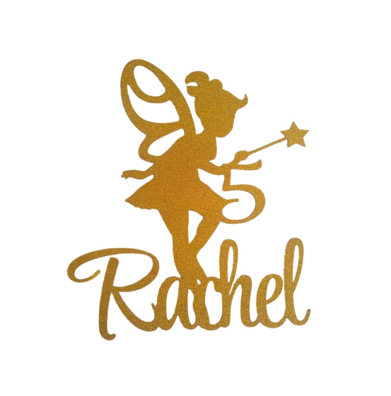 Customised Fairy Cake Topper Fairy Party Cake Topper Fairy | Etsy