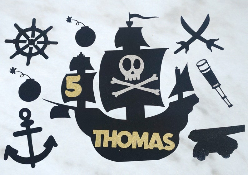 Custom Pirate Bundle Pirate Cake Decoration Pirate Birthday - Etsy