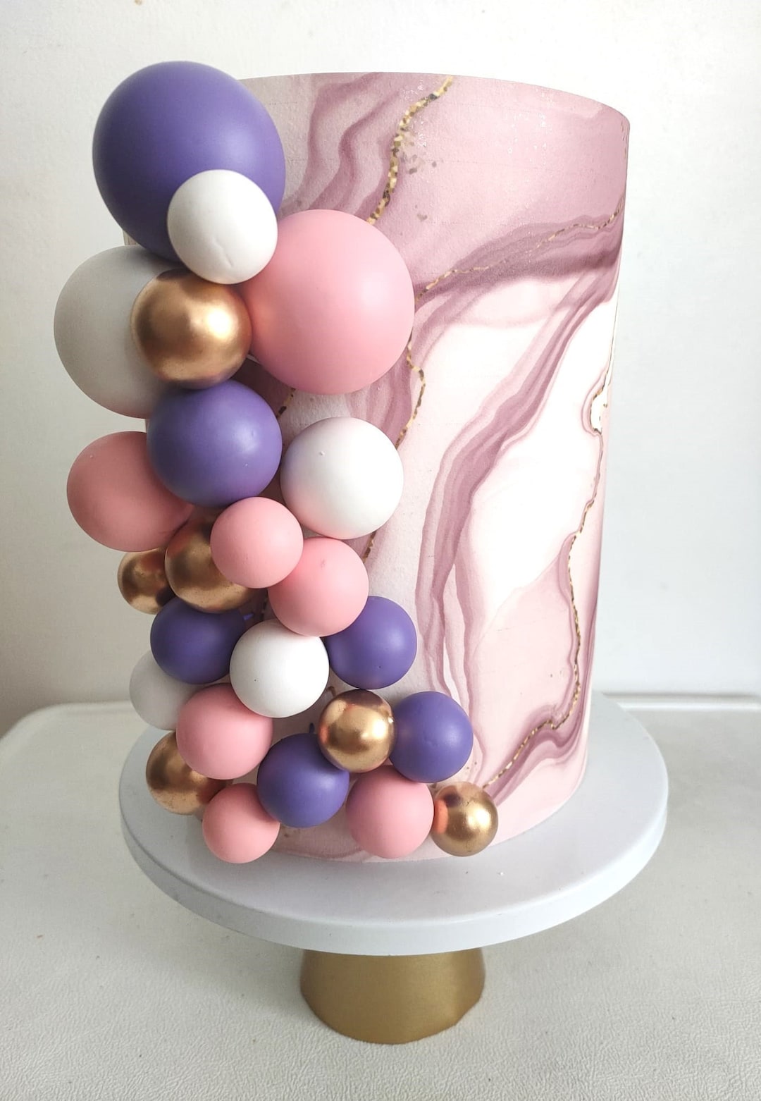 IMPERFECT Colorful Balls Cake Topper Bundle Mini Balls Baking ...