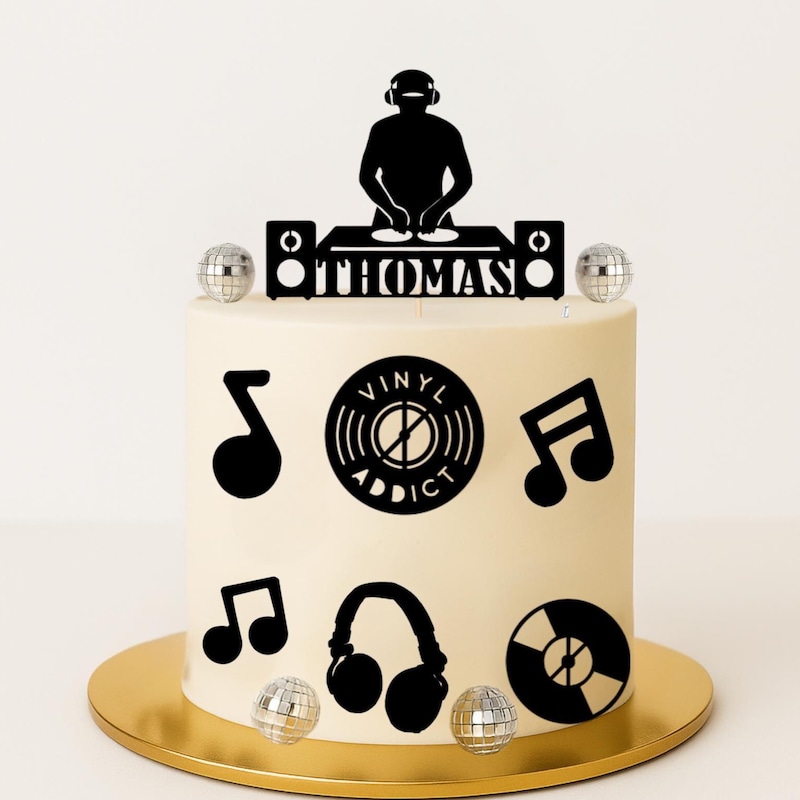 16 Cake Topper Music - Etsy UK