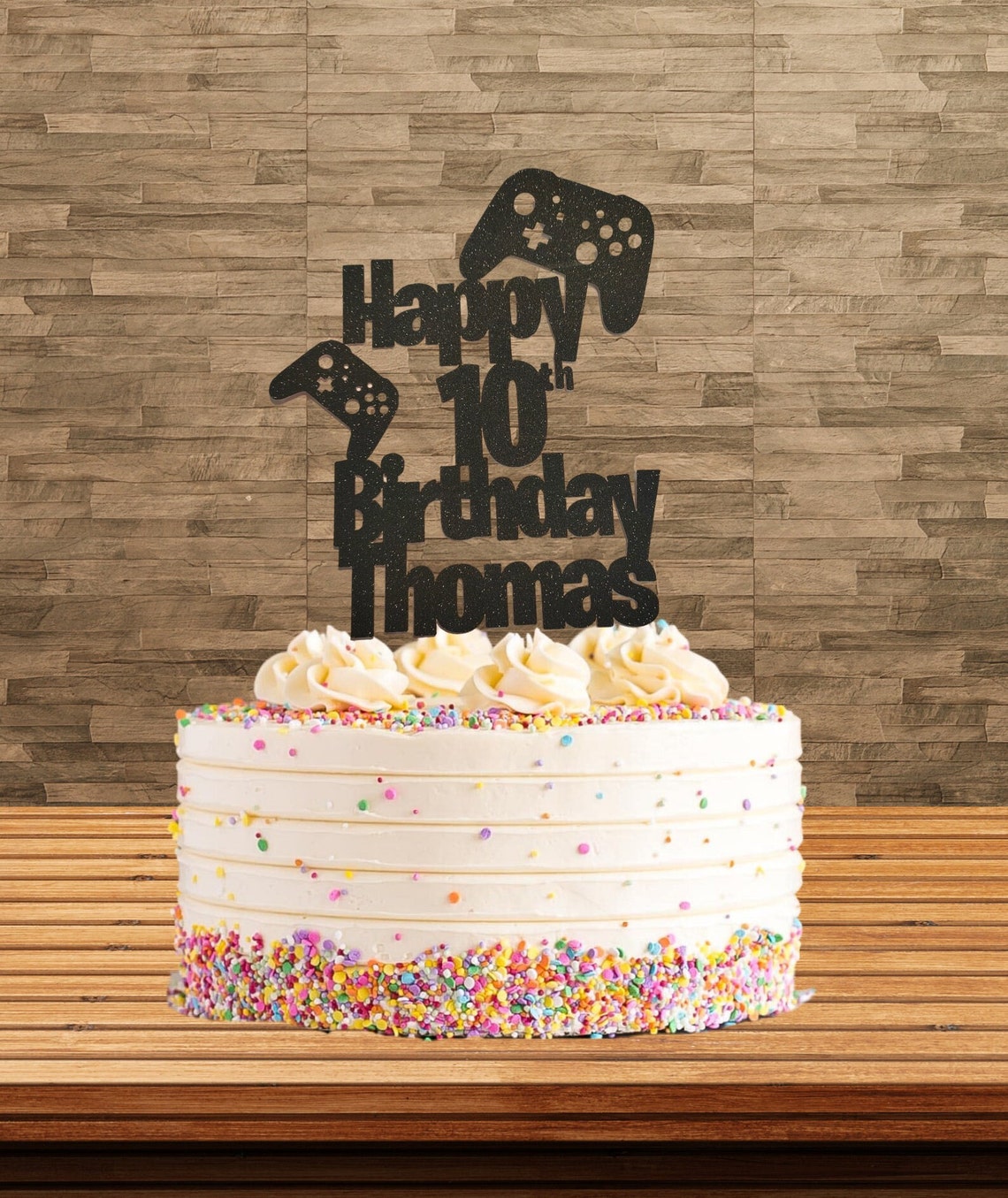 Personalised Controller Cake Topper Video Game Controller - Etsy