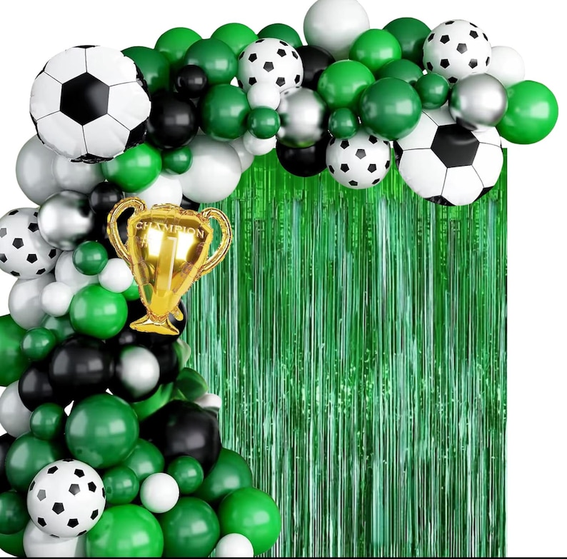 Football Balloon Garland Kit: Sports Theme Birthday Party Decor - Etsy